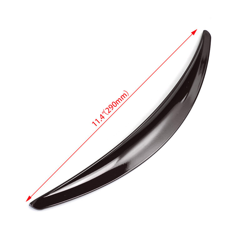 4PCS Black Car Wheel Eyebrow Arch Trim Lips Decor Strip Fender Flare ...
