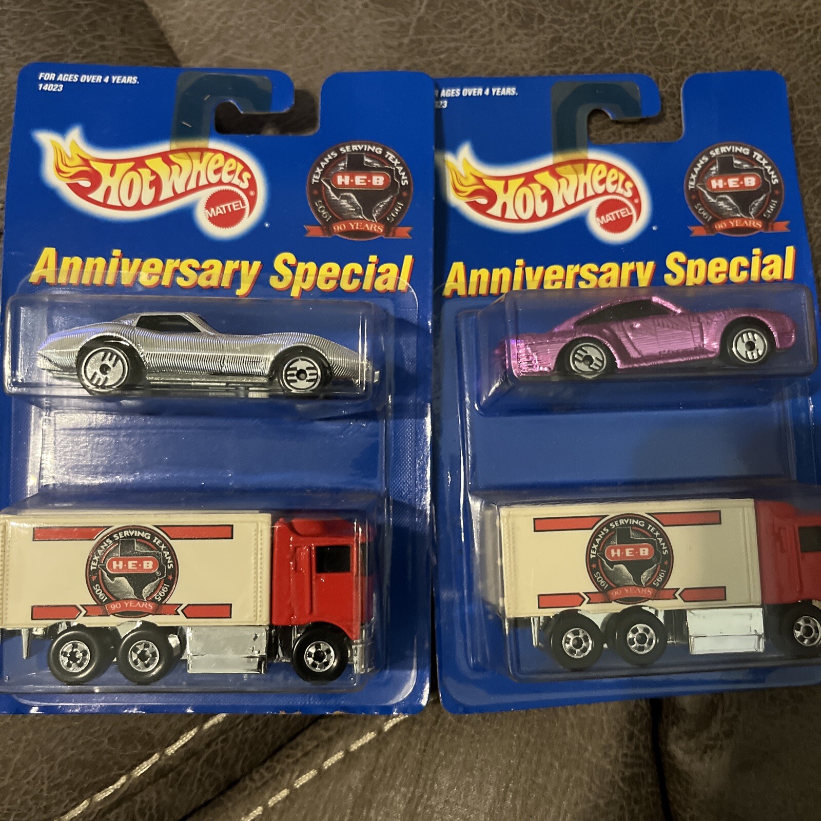 1995 Hot Wheels Hiway Hauler HEB Texans Dual Pack Lot Of 2 90yrs ...