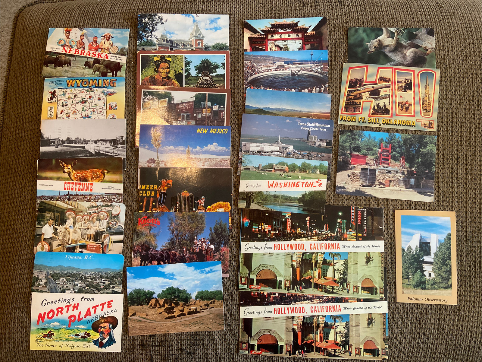 Vintage Travel Postcards