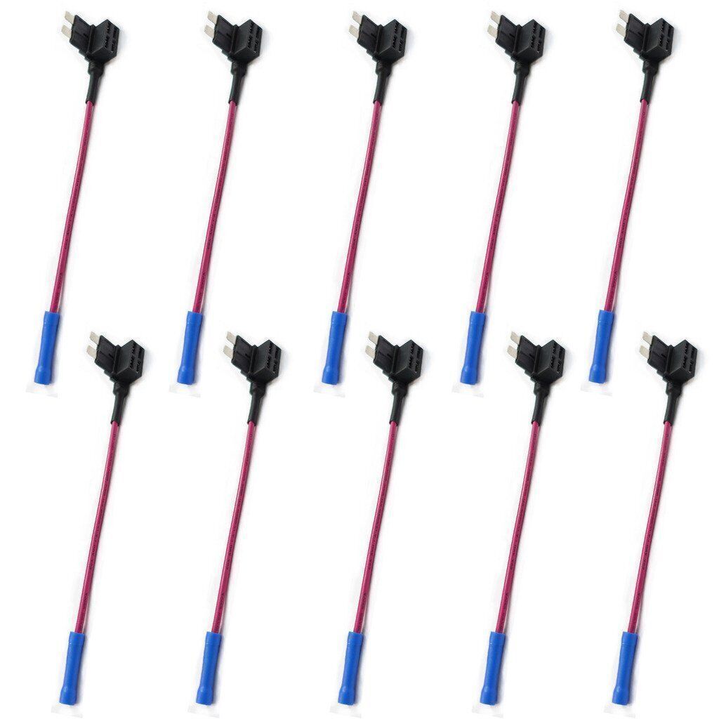 Medium Middle Standard ATO ATC Blade Fuse TAP Dual Circuit Adapter Auto ...