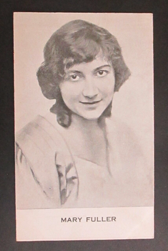 Mary Fuller 3 Silent Screen Actress Blank Back Postcard Sized Read ...