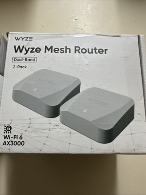 Wyze AX3000 Dual-Band Wi-Fi 6 Mesh Router - White Open Box New ...