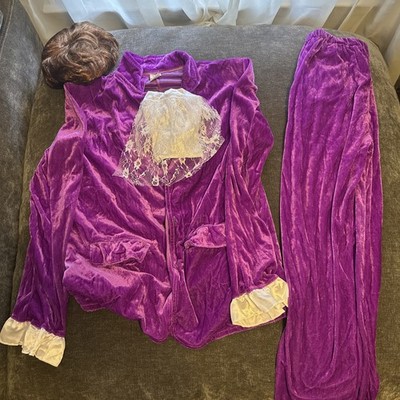 Maxim Mens 60s Austin Powers Costume Adult Purple Gigolo Swinger Spy ...