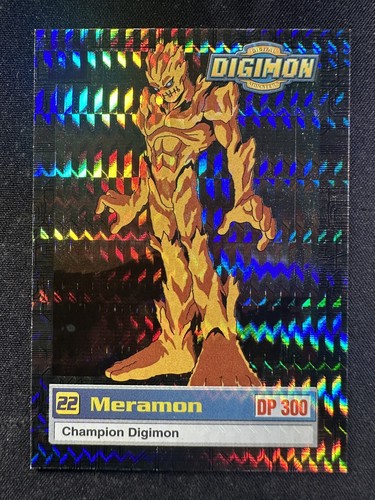2000 Digimon Upper Deck 24 of 34 Meramon #22 Series 1 Prizm Foil NM | eBay