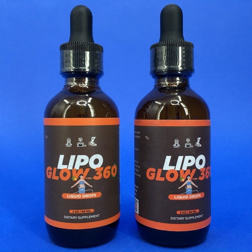 Lipo Glow 360 Liquid Drops Dietary Supplement 2oz (Lot of 2) | eBay