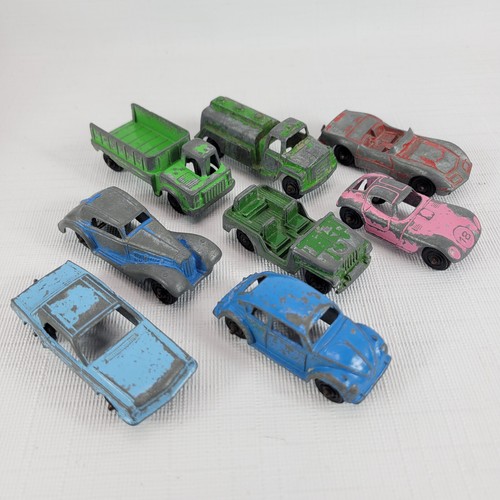 Vintage TootsieToy Miniature Cast Metal Stamped Cars and Trucks Lot of ...
