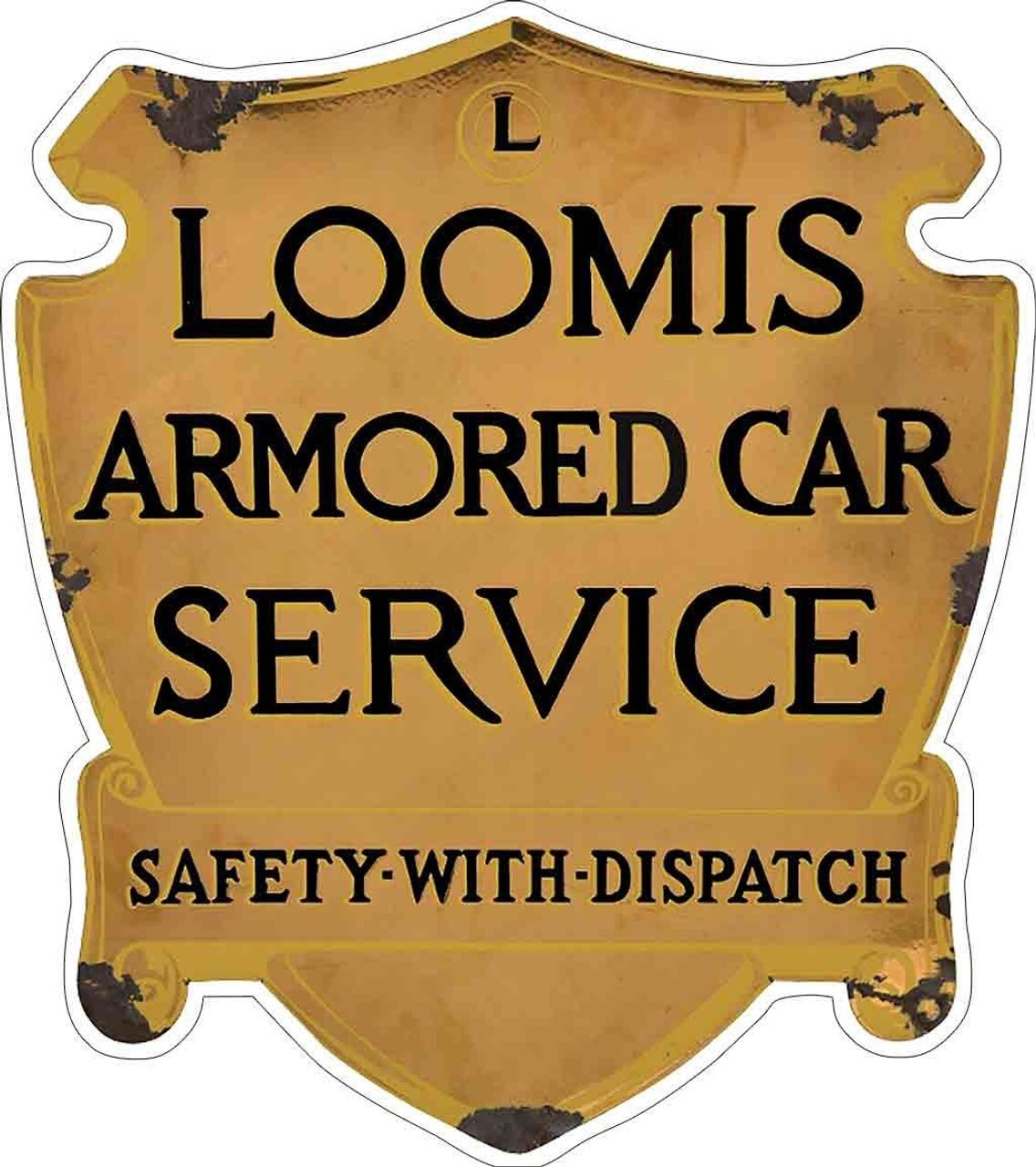 Loomis Armored Car Laser Cut Metal Sign Advertisement | eBay