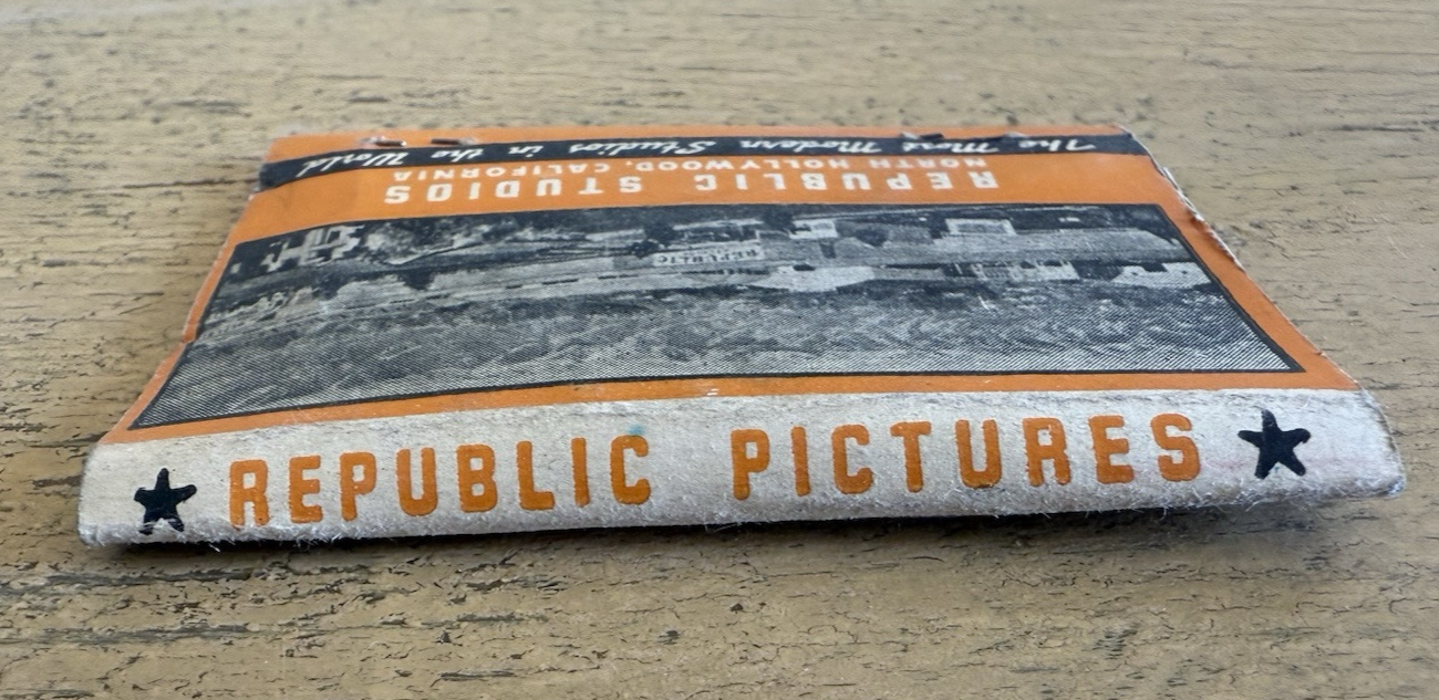 Vintage Republic Pictures Studio Hollywood CA Matchbook USED | eBay