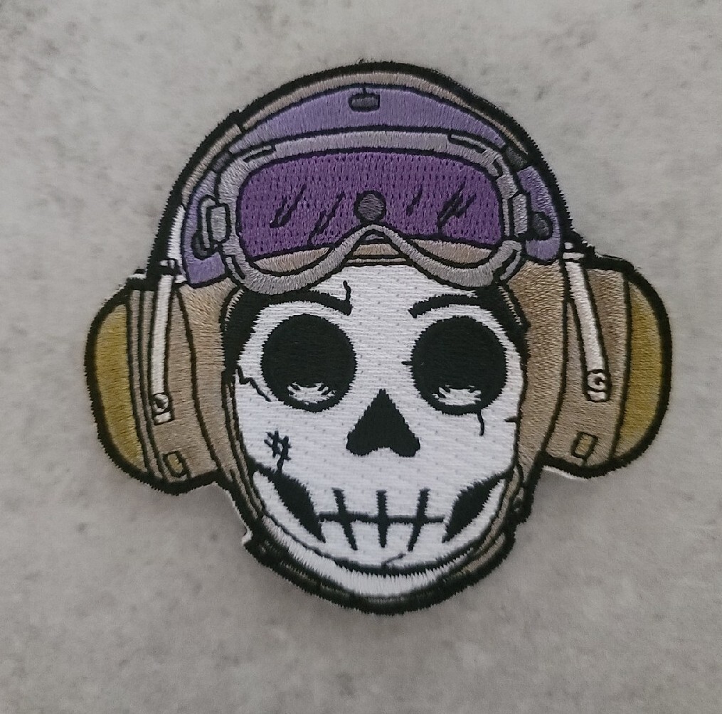 Military Flightline Patch AVIATION FUELS PURPLE Sugar skull Patch | eBay