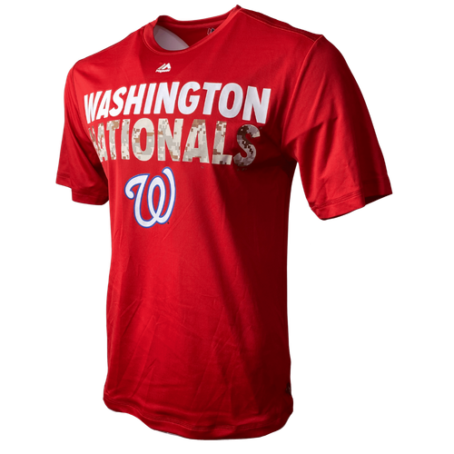 Men's Washington Nationals MLB Camo Practice Performance T-Shirt | eBay ...
