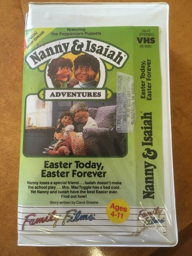 Nanny & Isaiah Adventures VHS Christian Puppet Show Easter Today Easter ...