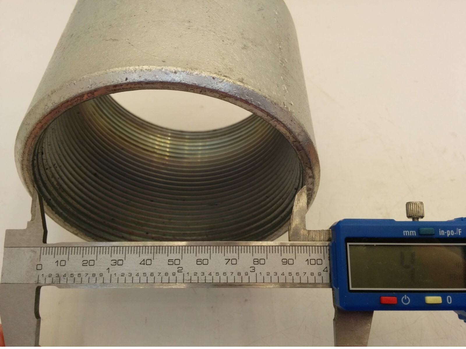 EC-KORNS GALVANIZED STEEL COUPLING FOR RIGID CONDUITS, 4" ID 4-1/2" OD ...