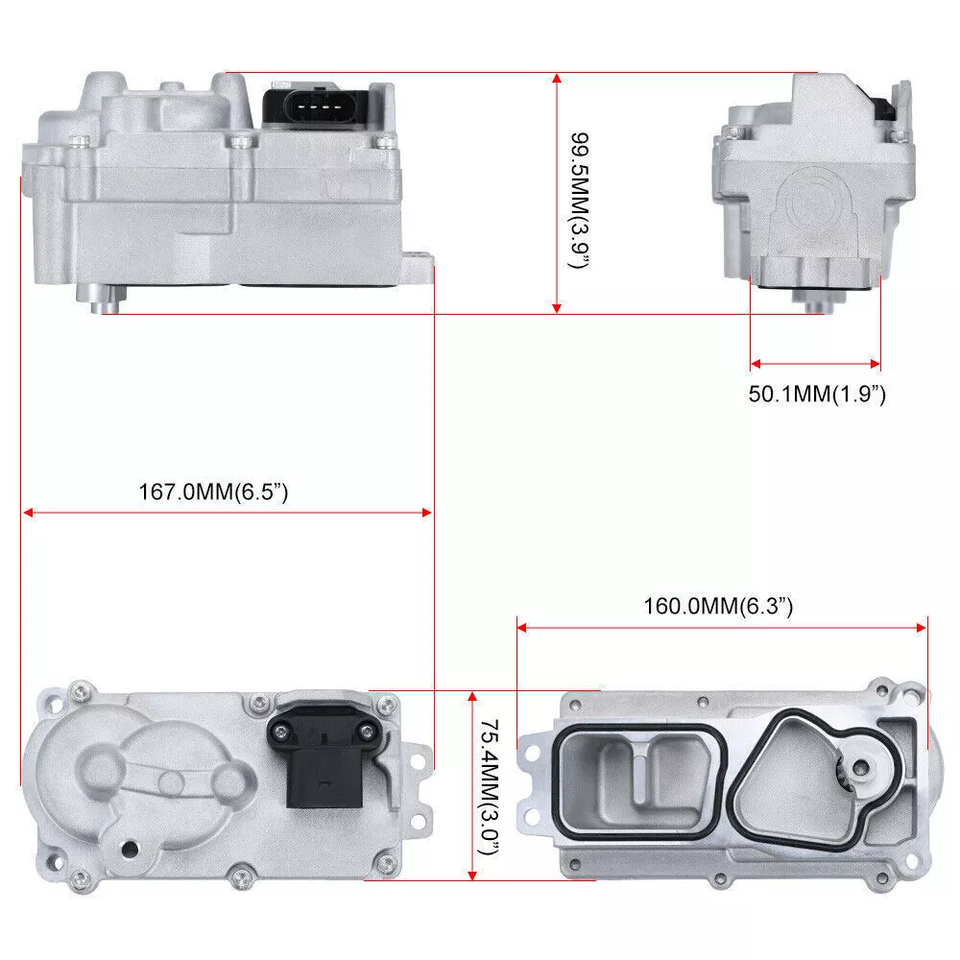OEM Cummins HE300VG Turbo Actuator For 2013-2018 Ram 2500 3500 6.7L ...