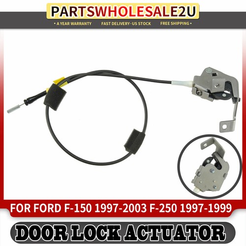 Rear Right Upper Door Latch Assembly w/Cable for Ford F-150 F-250 F-150 ...