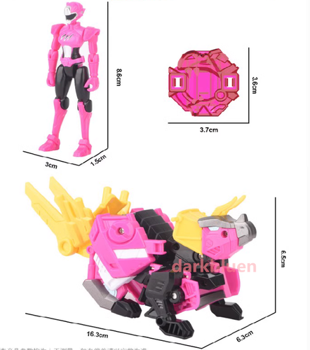 Miniforce Super Dino Power Trans Head Lucy TRIX Armor Triceratops Robot ...