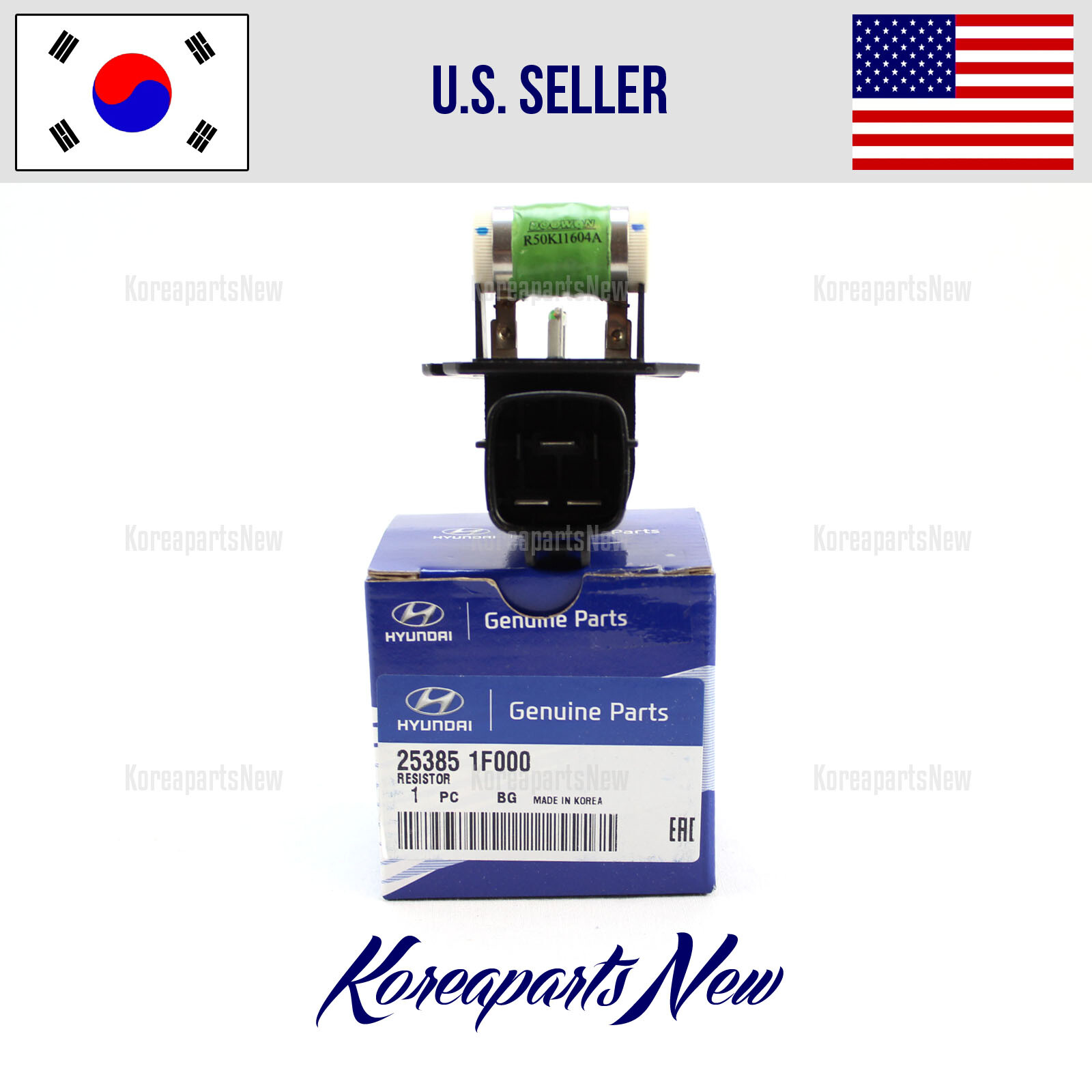 2.0L Engine Cooling Fan Resistor 253853Z000 ⭐GENUINE⭐ Kia Sportage 2014 ...