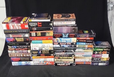 Stephen King Hardcover & Softcover Books MEGA Lot of 61 *Some RARE ...