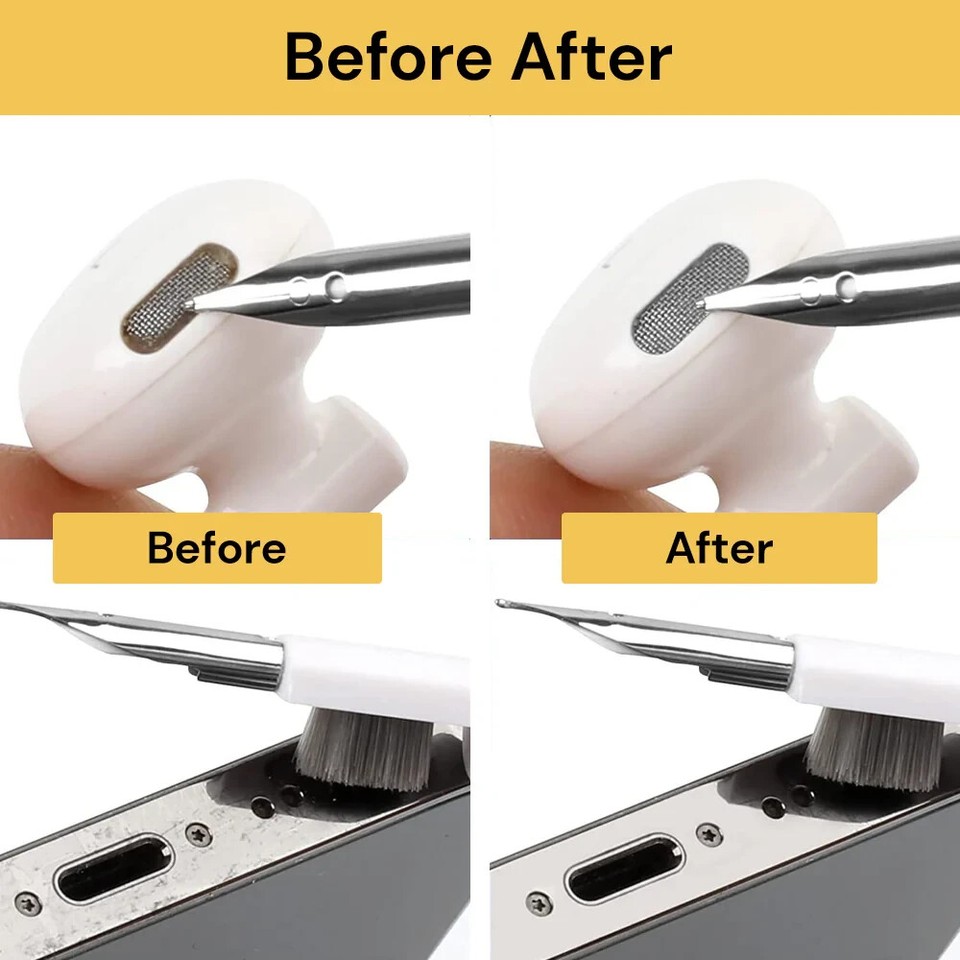 Bluetooth Earbuds Cleaning Kit Pen Brush Headphones Airpods Case ...