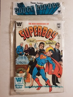 DC Comics Whitman Sealed 3 Pack - Superboy 8, Superman 350, Justice League 181 | eBay
