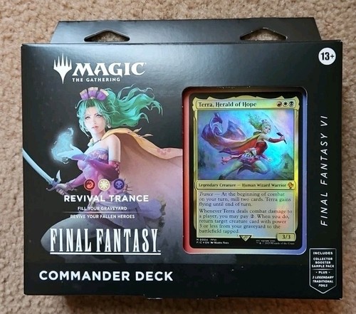 MTG Revival Trance Commander Deck - New/Sealed - Final Fantasy VI Terra ...