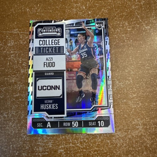 2024-25 Panini UConn Azzi Fudd Logo College Ticket Refractor | eBay