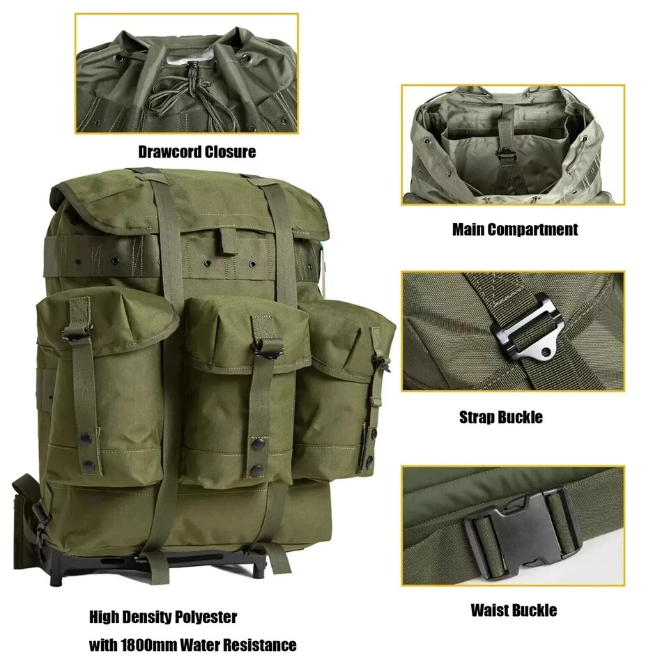 Military ALICE Pack Medium Rucksack Backpack Army Tactical Survival ...
