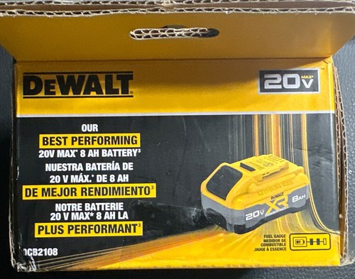 DeWalt 20V MAX* XR DCB2108 POWERPACK™ 8 AH BATTERY New In Box | eBay