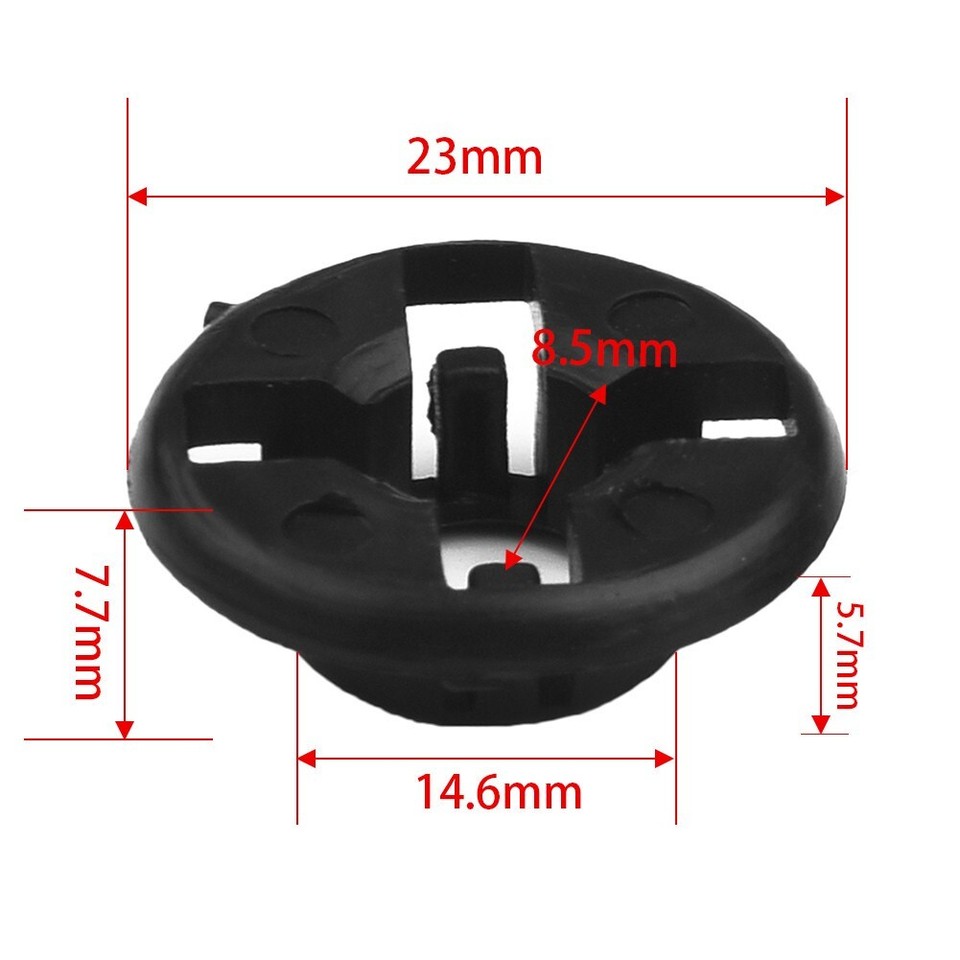 2-Hood Support Prop Rod Holder-Clips Grommet For Toyota-Corolla RAV 4 ...