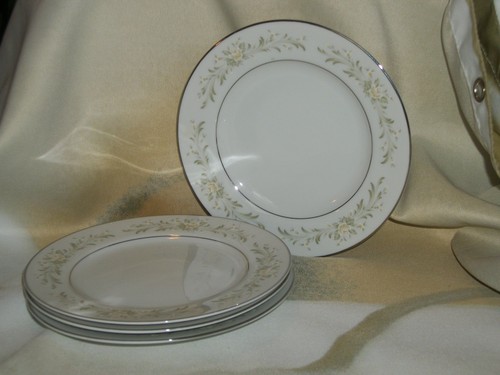 Set of 4 Beautiful Grace Fine China Rhapsody 6 1/2 inch Bread Plates | eBay