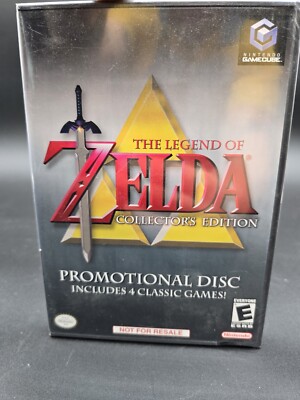 Legend of Zelda Collector's Edition Promotional Disc GameCube Factory ...