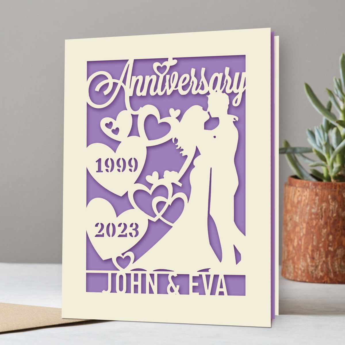 Unique Wedding Anniversary Cards Cricut