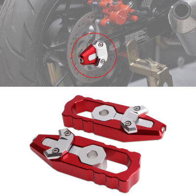 For HONDA GROM 2014-2021 Motorcycle Rear Axle Chain Adjuster Red ...