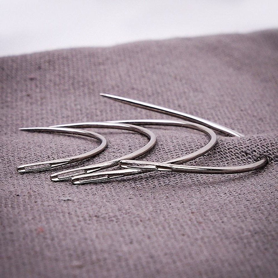 30pcs Multi Size Curved Sewing Needle Semicircular Hand Sewing Needle ...