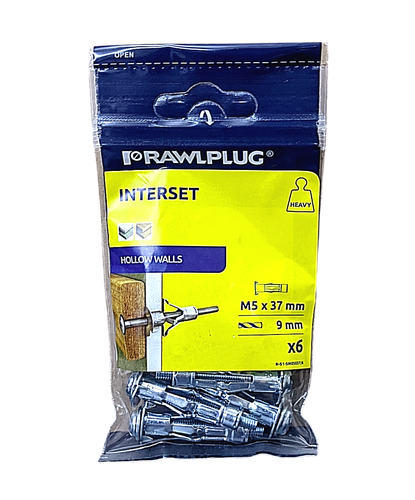 Hollow Cavity Wall Anchor M5x37MM Heavy Duty By Rawlplug | eBay
