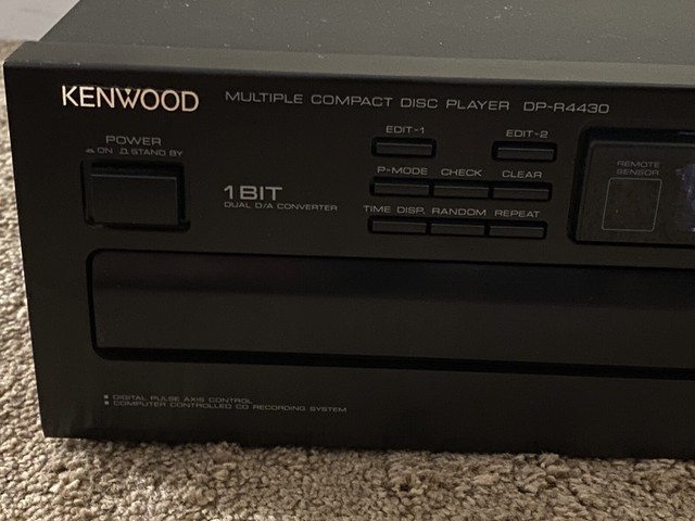Kenwood Dp-r4430 5 CD Disc Changer Player With Cables for sale online ...