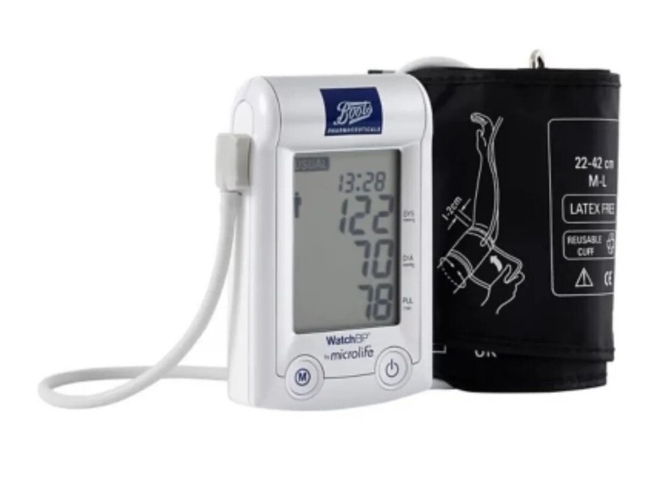 Boots Pharmaceuticals Advanced Blood Pressure Monitor with Atrial ...