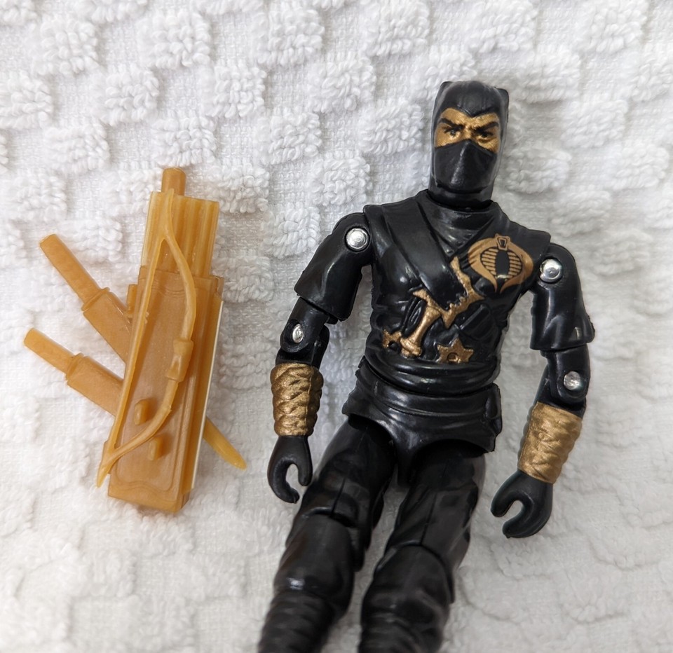 GI Joe Black Major Custom Cobra Ninja Ku Viper Storm Shadow Plastirama ...