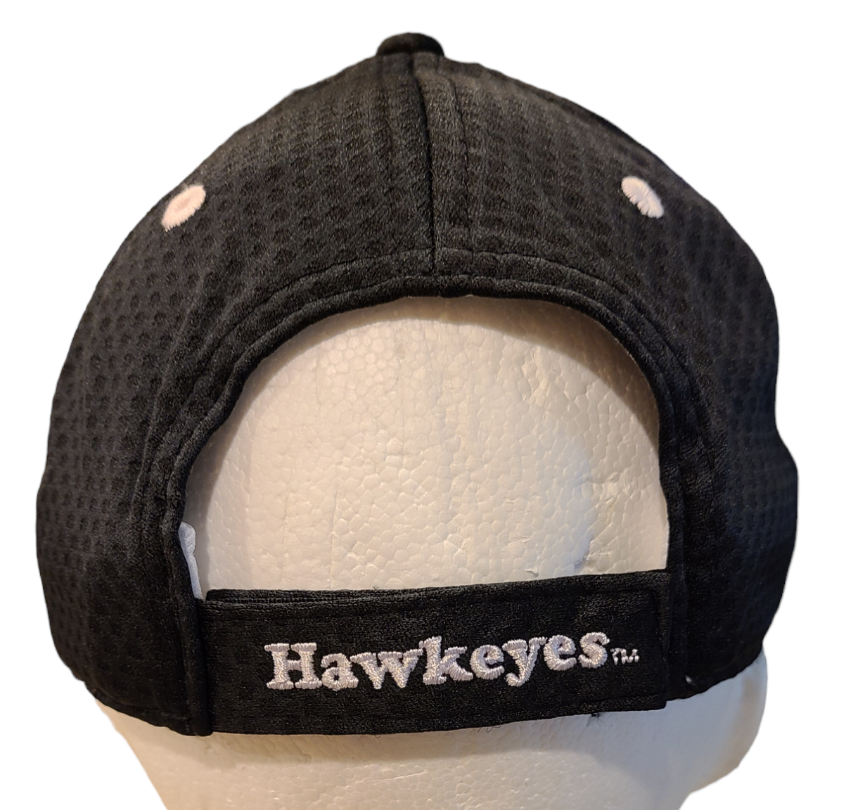 Iowa Hawkeyes Classic Logo White and Black Hat Cap | eBay