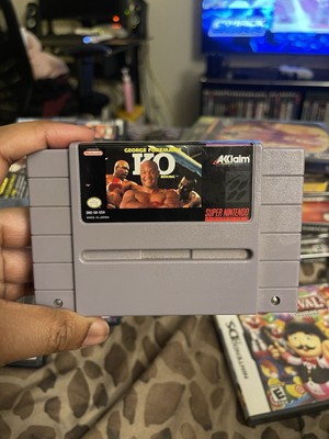 George Foreman KO Boxing Super Nintendo SNES Vintage Classic Game 1993 ...