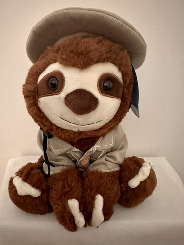Send A Friend Sloth Plush Stuffed Animal Brown And White 10” | eBay