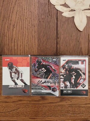 2023 Onit OREGON STATE BEAVERS Auto Card SP JAMES RAWLS /180 W/BASE ...