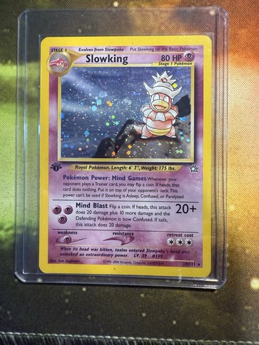Pokemon Card - Slowking 1st Edition Neo Genesis 14/111 Holo Rare | eBay