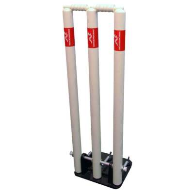 OPEN BOX Woodworm Cricket Spring Back Stumps + Bails ICC 28" Senior ...