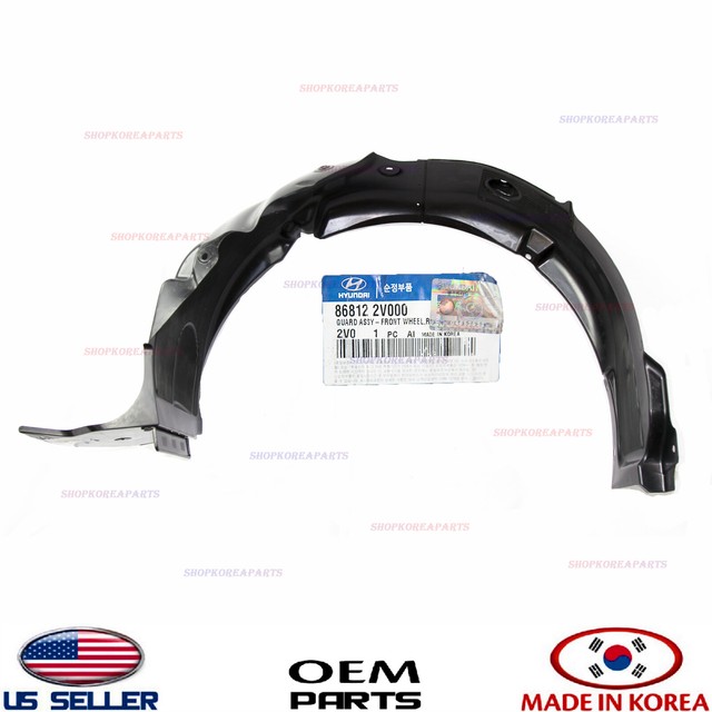 Genuine OEM Hyundai 86812 2v000 Front Wheel RH Guard Assembly Fender ...
