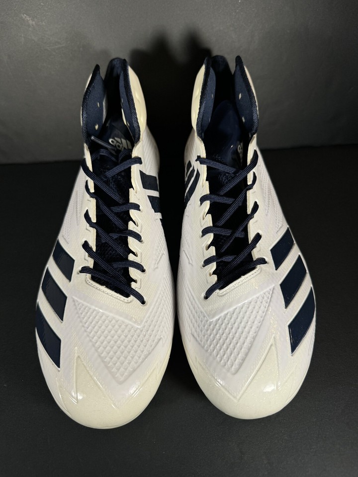 Size 16 - Adidas Adizero 5 Star 6.0 Mid White Blue Football Cleat New ...