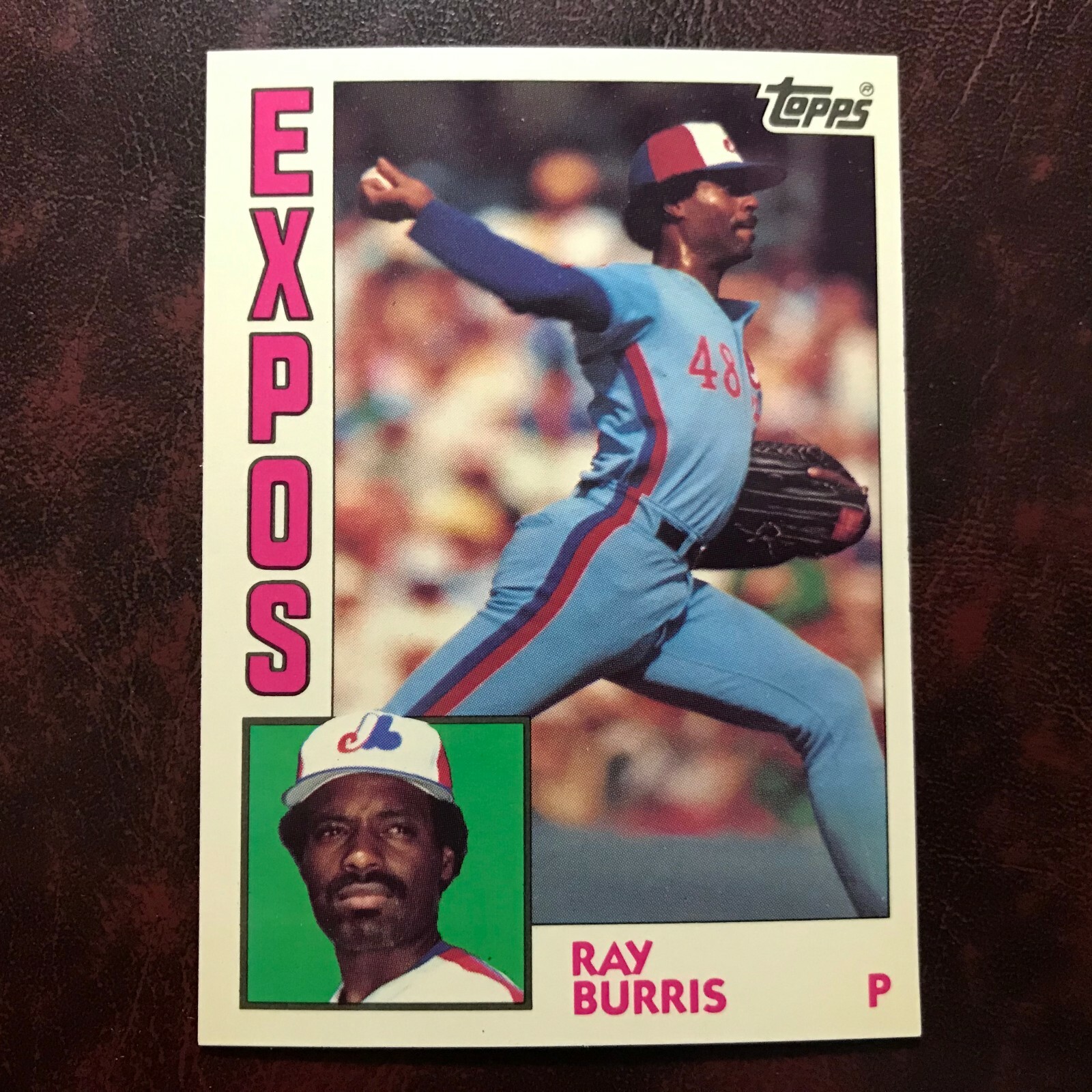 1984 Topps TIFFANY Set RAY BURRIS #552 MONTREAL EXPOS ** MINT ** HIGH ...