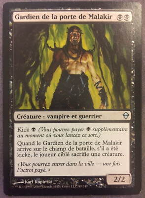 mtg magic Gatekeeper of Malakir FRENCH vf fr Gardien de la porte de ...