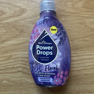 Star drops Power Drops Disinfectant Concentrated Floral Lavender Dreams ...