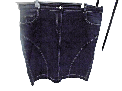 GORDON SMITH SIZE 18 as NEW DENIM STRETCH SKIRT * | eBay Australia