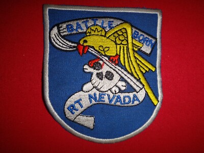 Vietnam War Patch US 5th SF Group MACV-SOG RT NEVADA CCC "BATTLE BORN ...